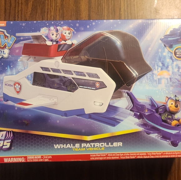 Paw Patrol | Toys | Paw Patrol Aqua Pups Whale Patroller Team Vehicle ...